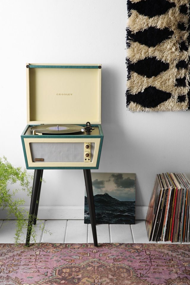 UO X Dansette Sterling Standing Vinyl Record Player | Urban Outfitters UK