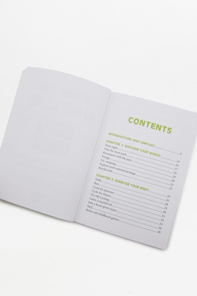 How To Unplug: Get Off Your Gadgets and Start Enjoying Real Life Book ...