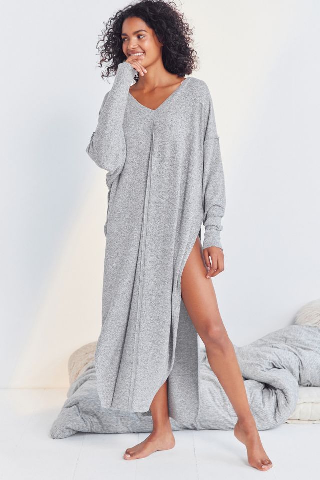 Out From Under Cozy Fleece Cocoon Maxi Top | Urban Outfitters UK