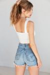 Kimchi Blue Notched Wire Tank Top | Urban Outfitters UK