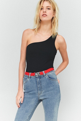 Pins & Needles Basic One Shoulder Tank Top | Urban Outfitters UK