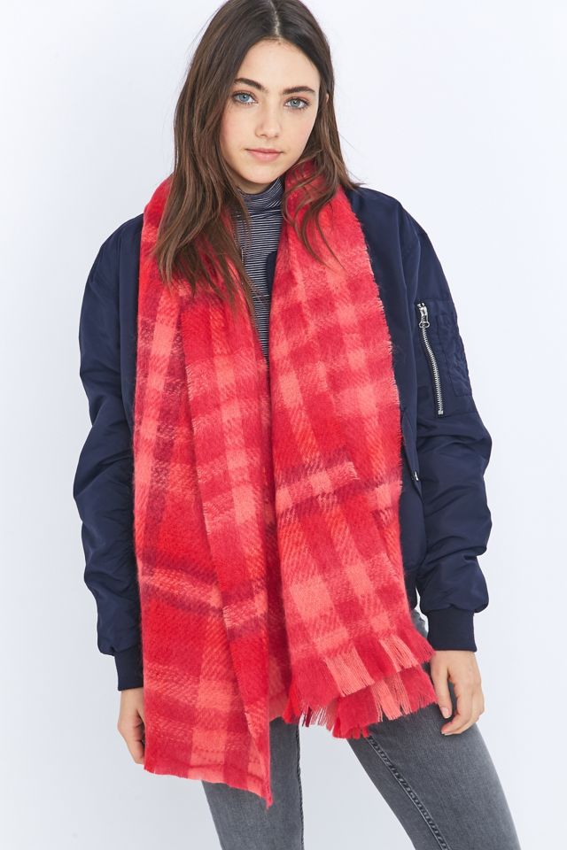 Bright Plaid Scarf | Urban Outfitters UK