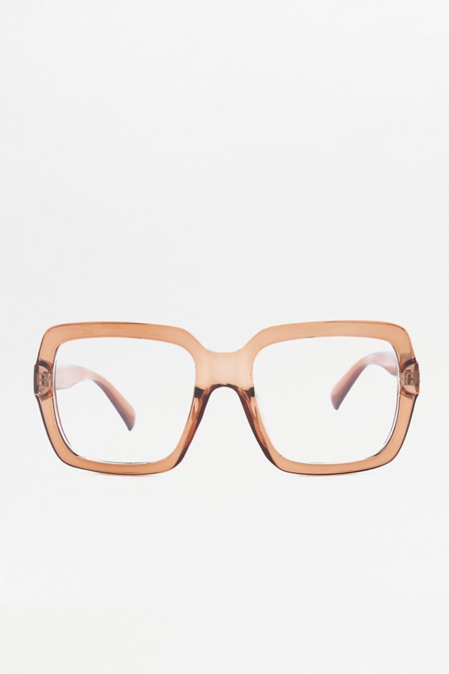 Oversized Square Frame Readers | Urban Outfitters UK