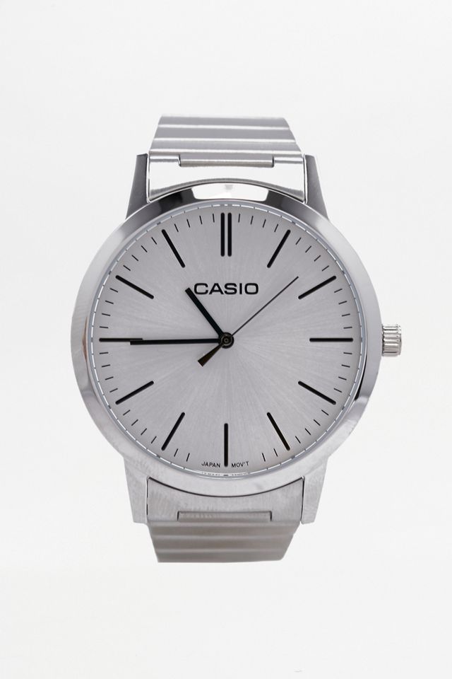 Casio Silver Stainless Steel Watch | Urban Outfitters UK
