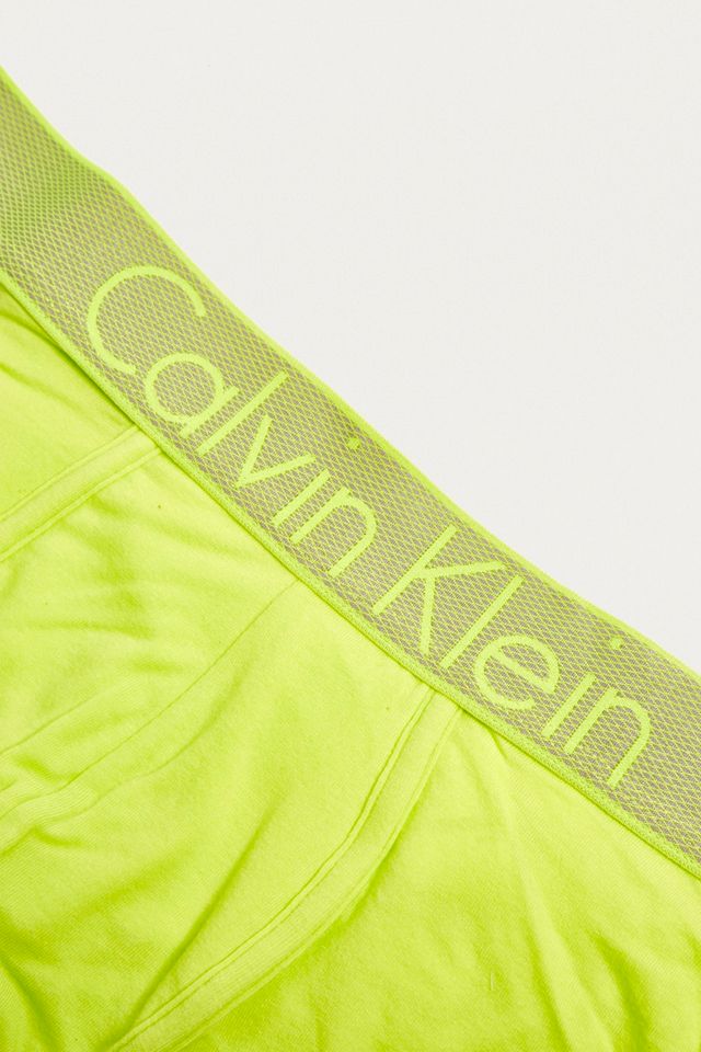 Calvin Klein Intense Power Yellow Boxer Trunks | Urban Outfitters UK