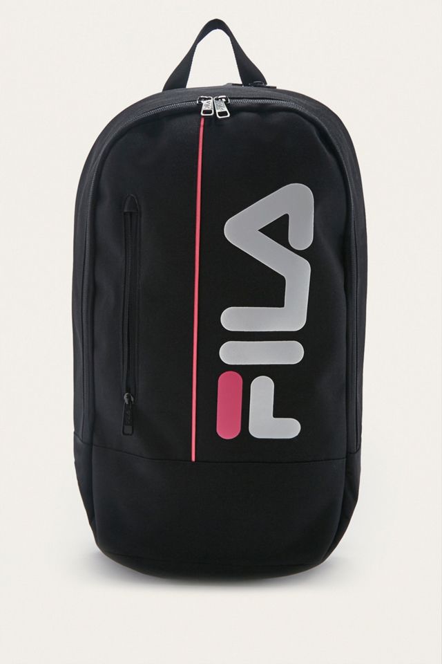 FILA Salvatore Black Backpack | Urban Outfitters UK