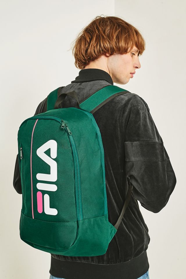 FILA Salvatore Green Backpack | Urban Outfitters UK