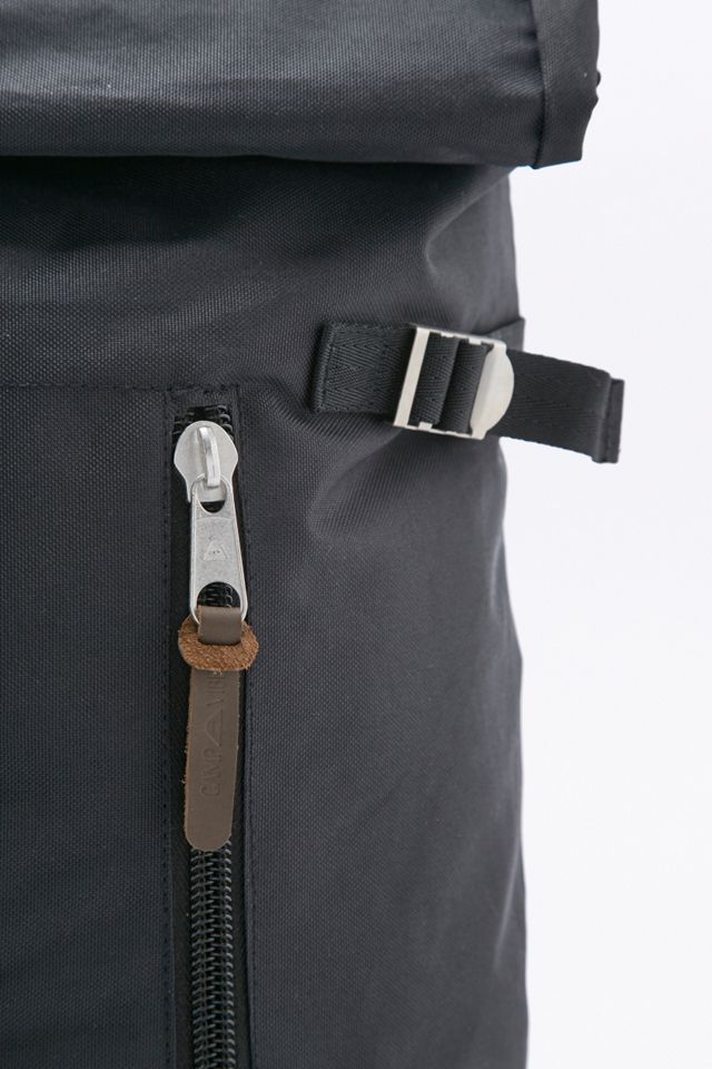 Poler Outdoor Stuff Classic Rolltop Black Backpack | Urban Outfitters UK