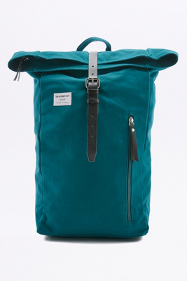 Sandqvist Dante Blue Rolltop Backpack | Urban Outfitters UK