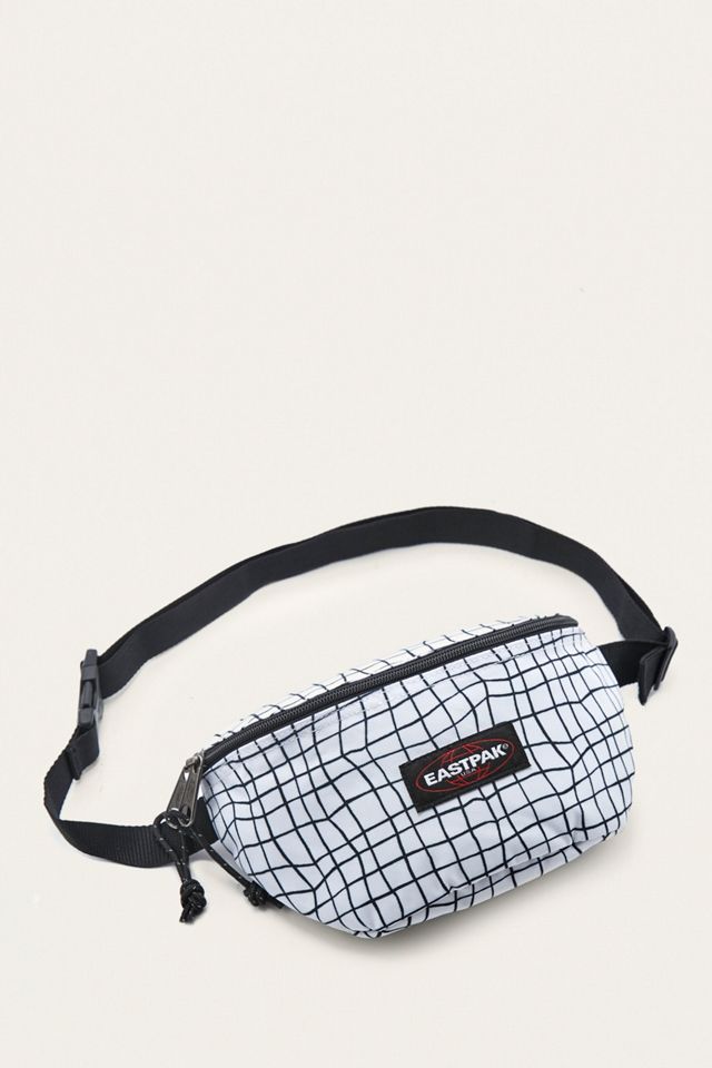 Eastpak Springer White Grid Cross Body Bag | Urban Outfitters UK