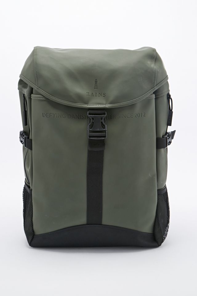 Rains Runner Olive Backpack | Urban Outfitters UK