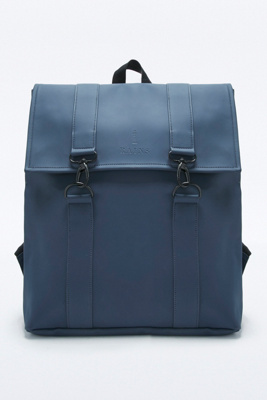 Rains Navy Messenger Backpack | Urban Outfitters UK