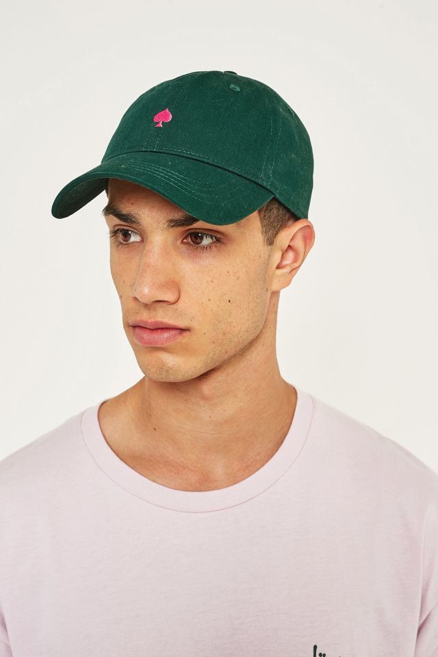 UO Green Spade Embroidery Cap | Urban Outfitters UK