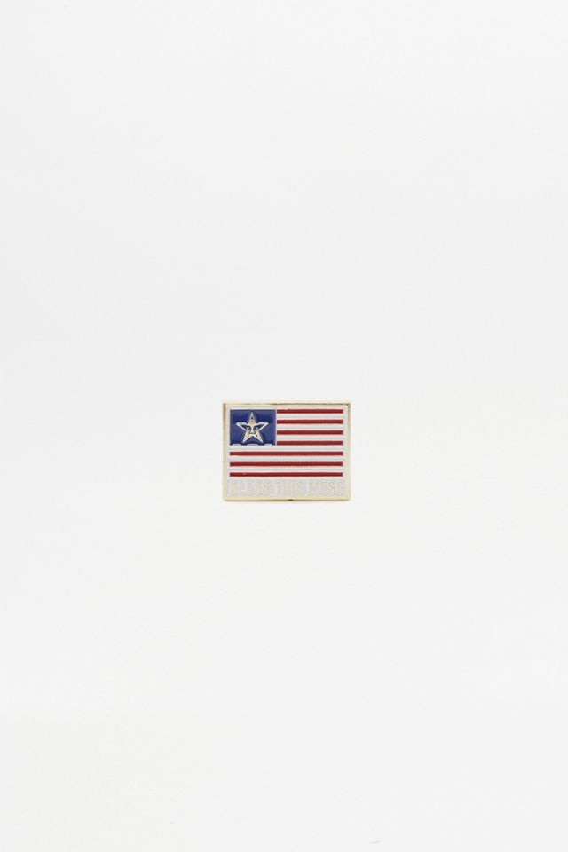 OBEY Flag Pin Badge | Urban Outfitters UK