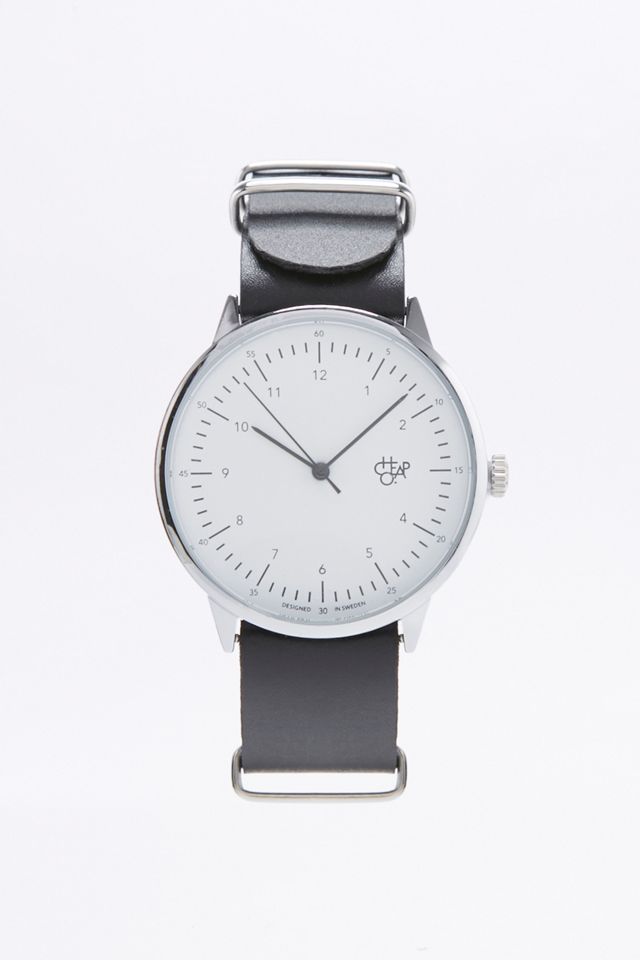 Cheapo Harold Silver Case Watch | Urban Outfitters UK