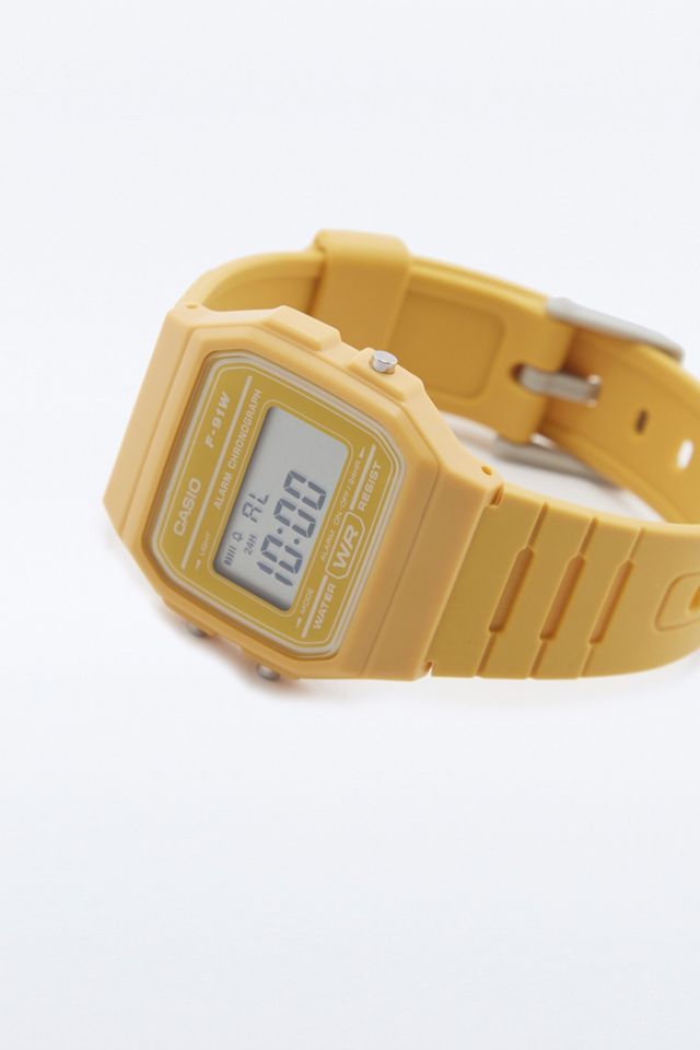 Casio Casual Yellow Digital Watch | Urban Outfitters UK
