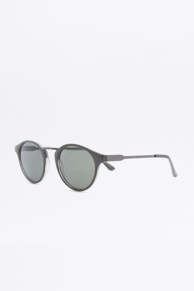 Grey Demi Round Sunglasses | Urban Outfitters UK