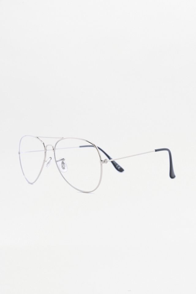 Silver Aviator Readers | Urban Outfitters UK